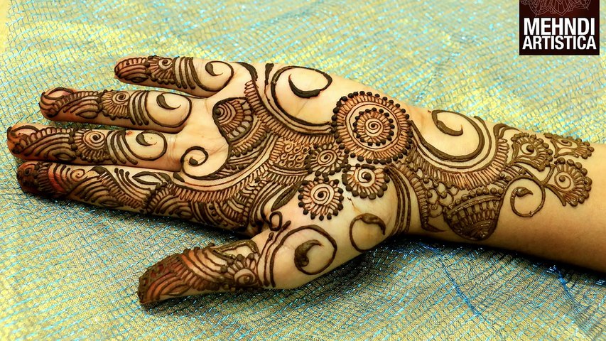 Simple Arabic Henna Designs For Palm 50 Best Fronthand Palm Mehndi