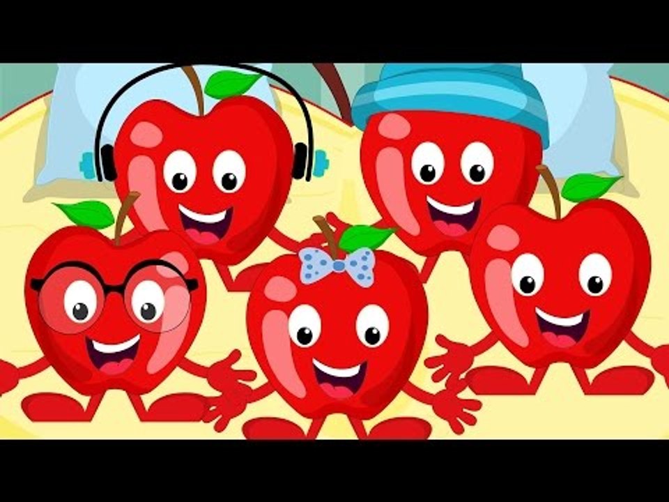 Five Little Apples | Kids Nursery Rhyme | Children's Song | Video For ...