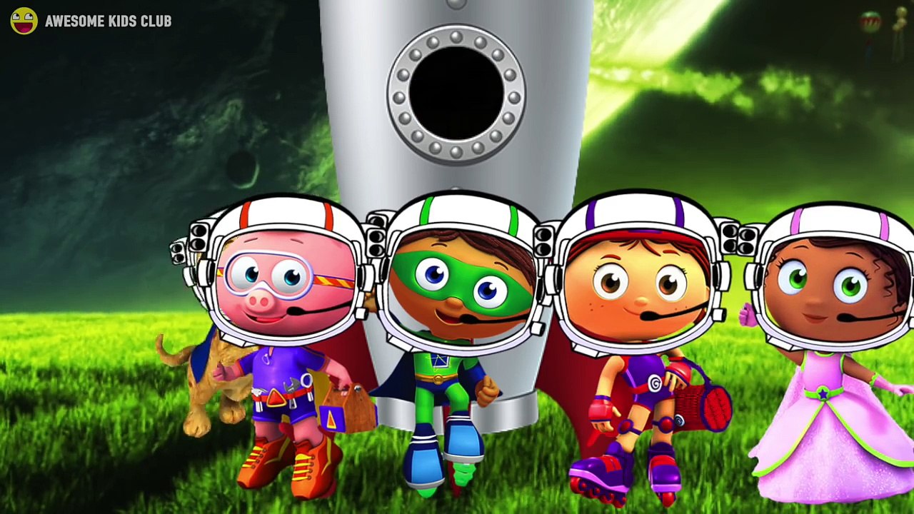 Super Why Space Planets Adventure Finger Family Song – Видео Dailymotion