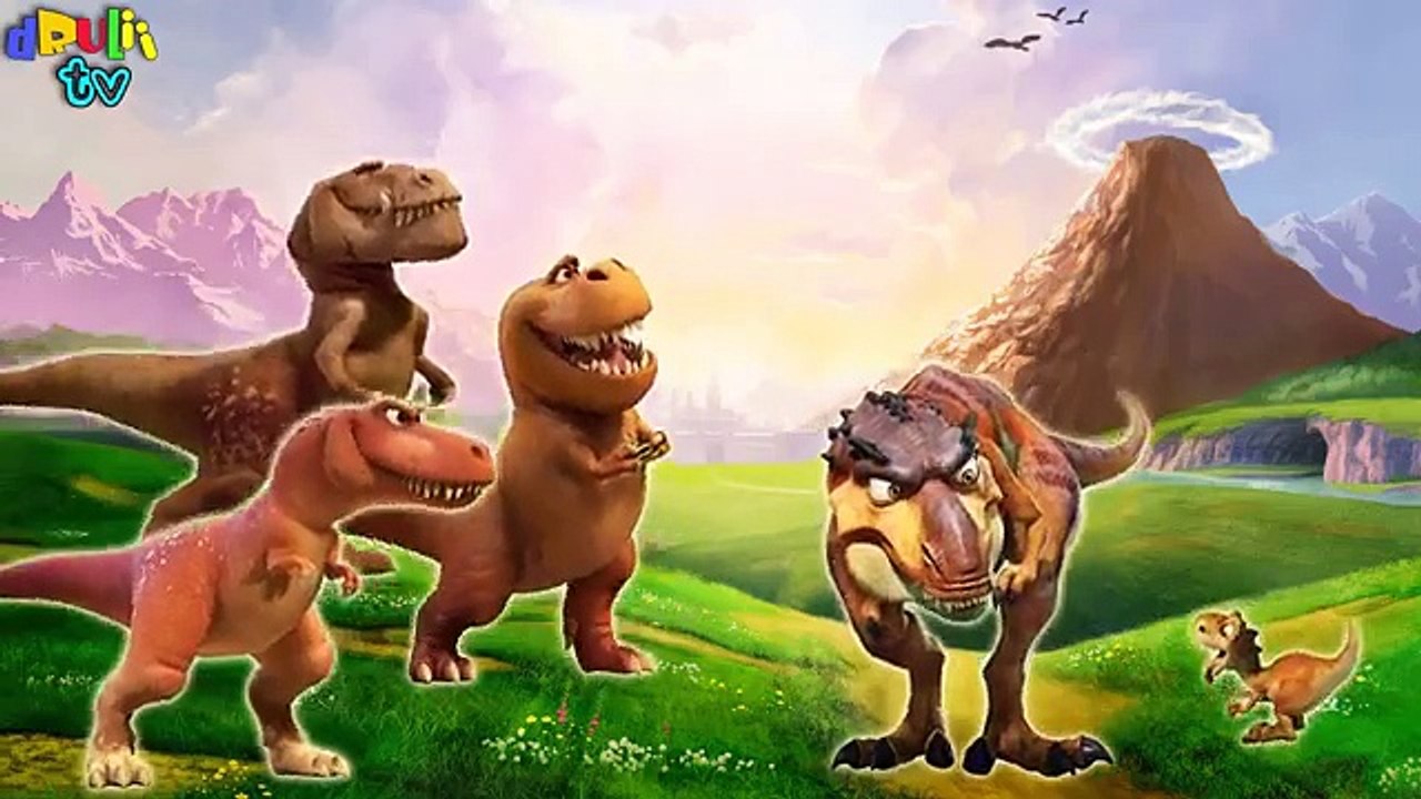 Tyrannosaurus Rex Finger Family Song for children | Dinosaurs Nursery Rhymes | dRuLii TV for ...