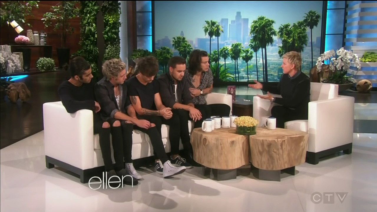 One Direction interview - Ellen TV show - Vidéo Dailymotion