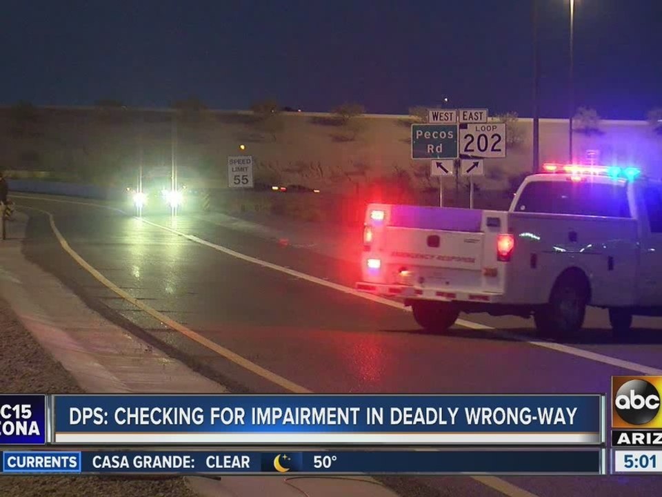 DPS investigating impairment in deadly wrong way crash Tuesday - video ...