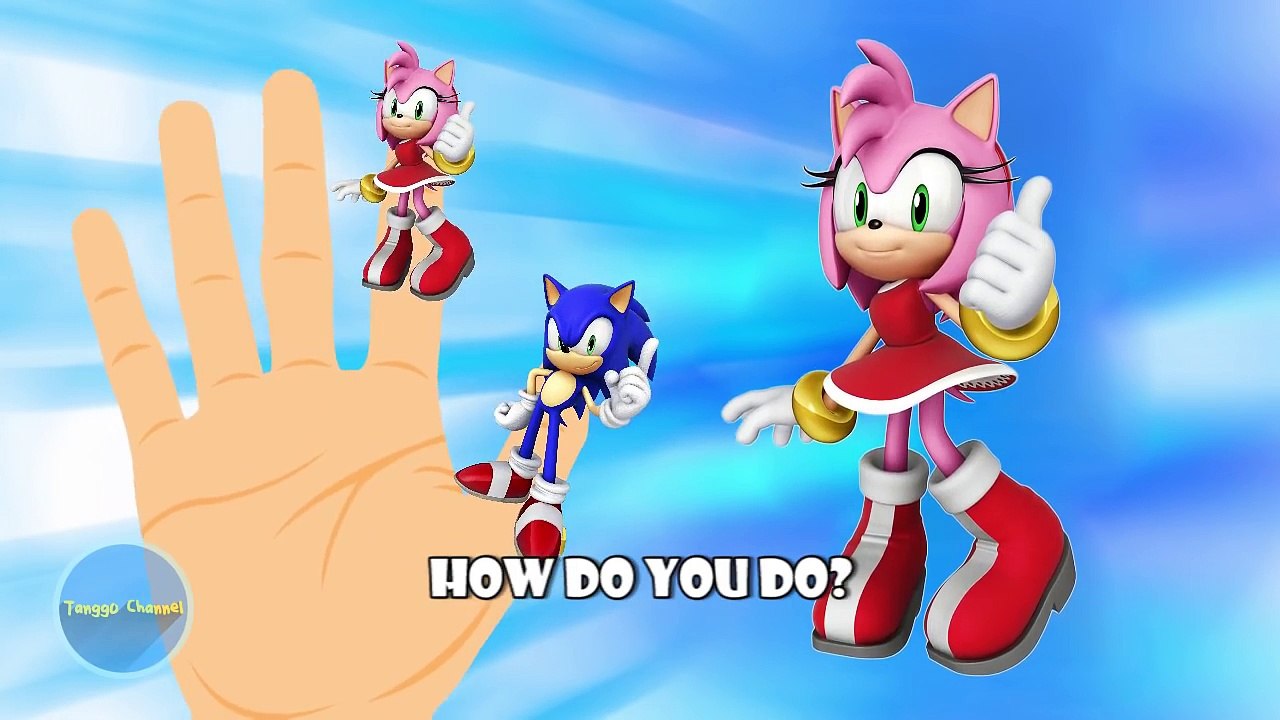 Sonic Finger Family | Nursery Rhymes | 2D Animation From TanggoKids ...