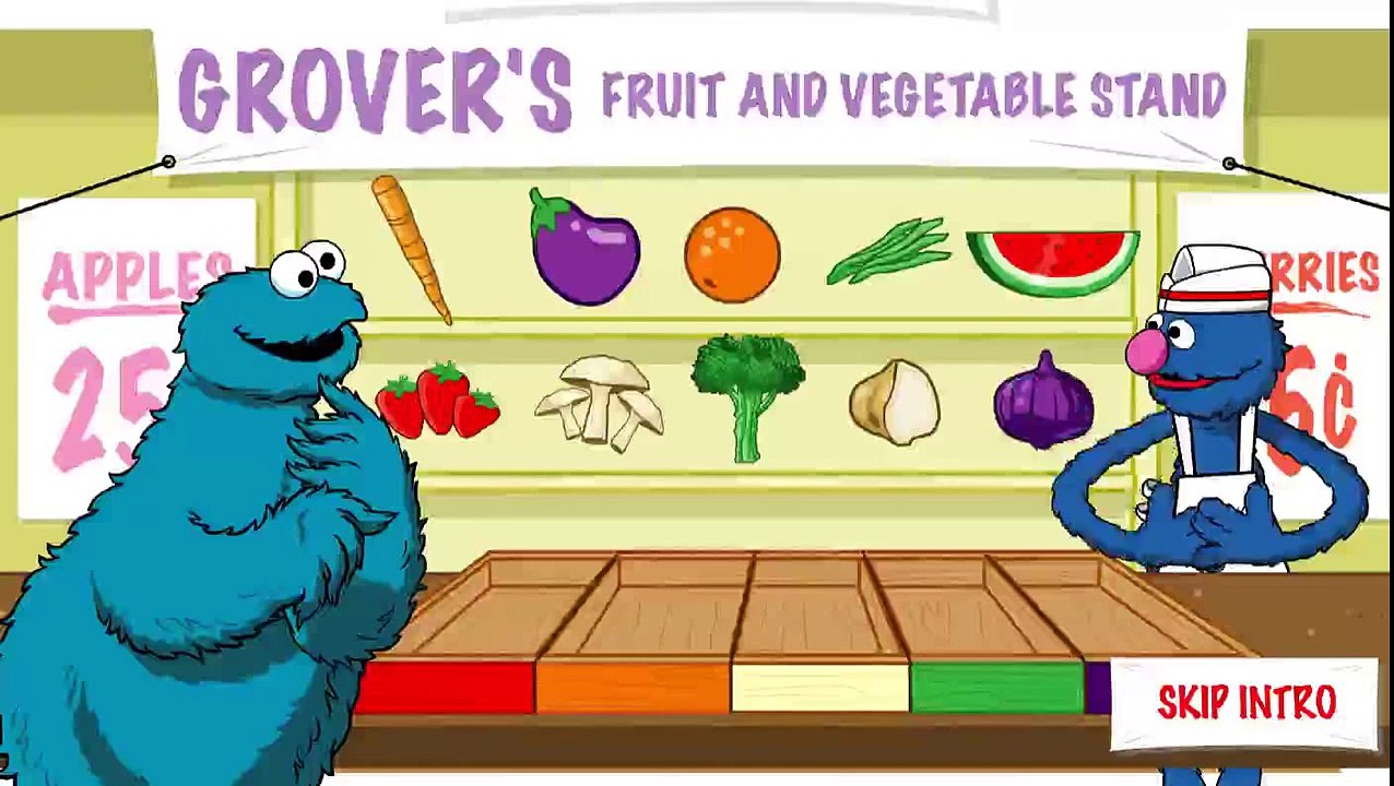 Sesame Street - Color Me Hungry - Educationel game for kids - video ...