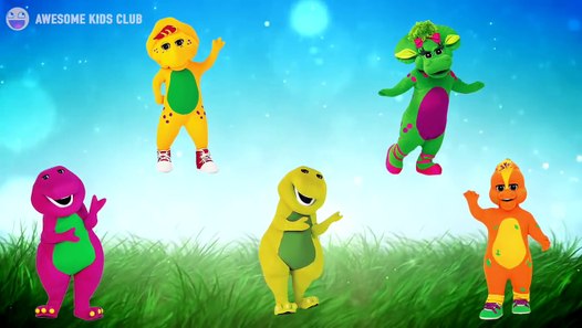 Barney Dinosaur and Friends Finger Family Song! - 動画 Dailymotion