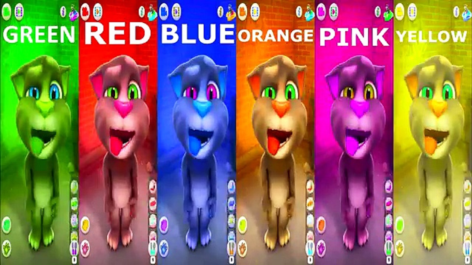 Talking Tom Cat And Talking Pocoyo Colors Reion Compilation – Видео ...