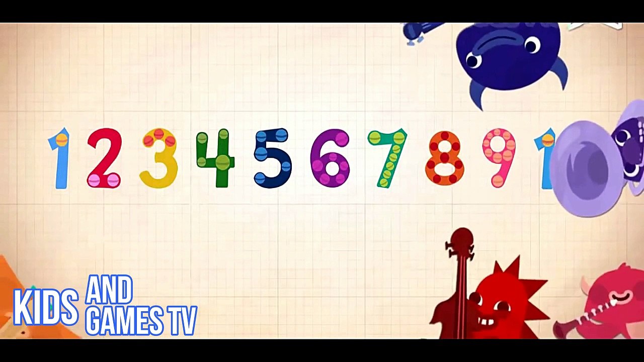 1 to 10 Endless Numbers | 123 Learning Games for Kids The Kids and ...