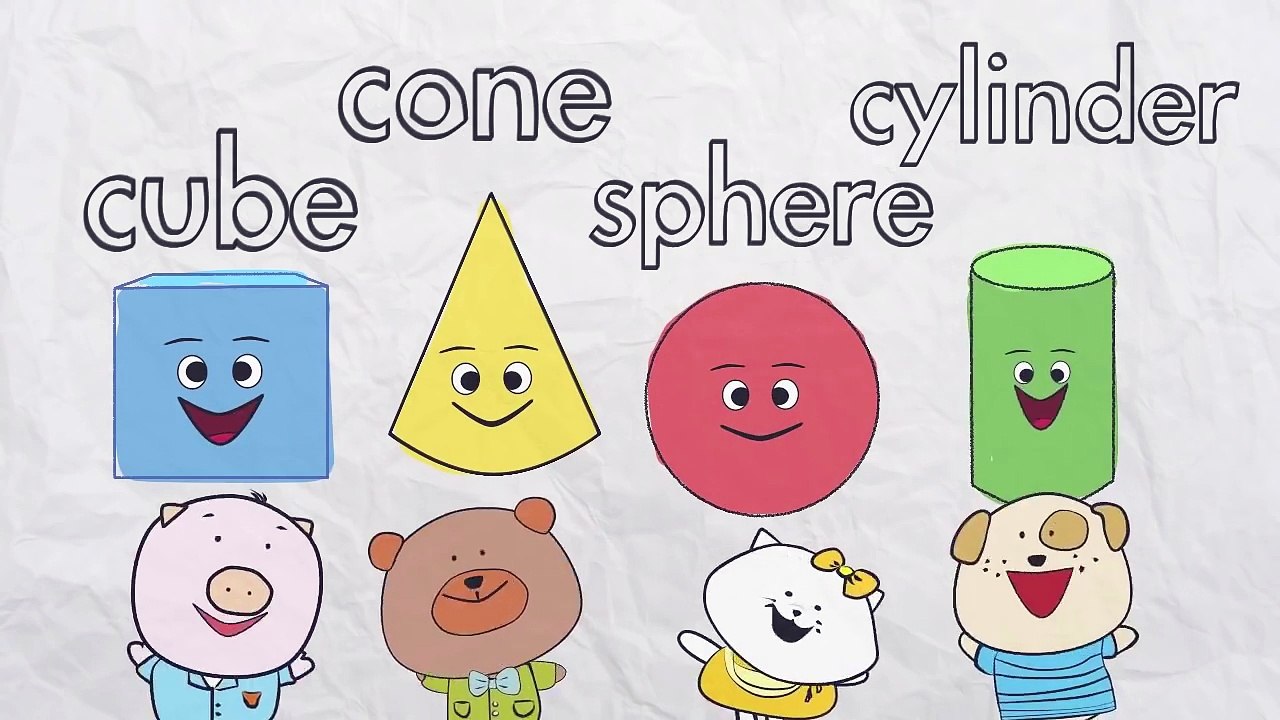 3D Shapes Song | Shapes for kids | The Singing Walrus - Vidéo Dailymotion