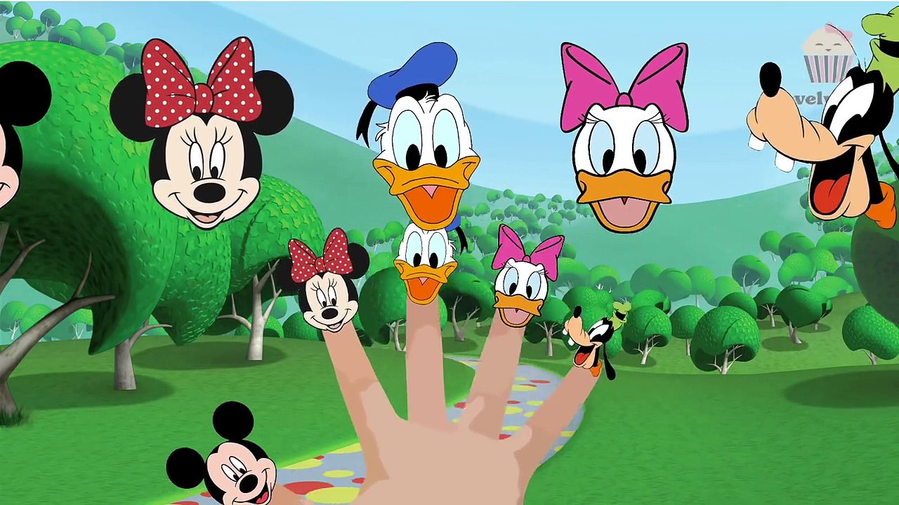 Finger Family Mickey Mouse Clubhouse Minnie Donald Daisy Goofy