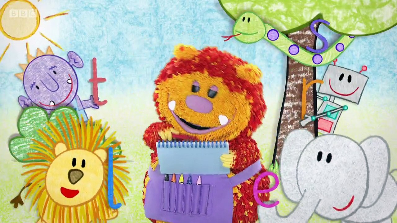 cBeebies Children Cartoon . Get Squiggling! Letters . s01e05 . Letter E ...