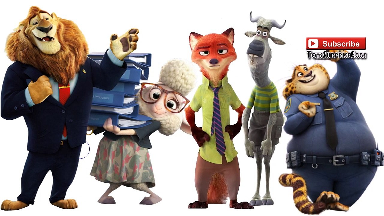 Zootopia Finger Family Song | Nursery Rhymes Daddy Finger | Disney ...