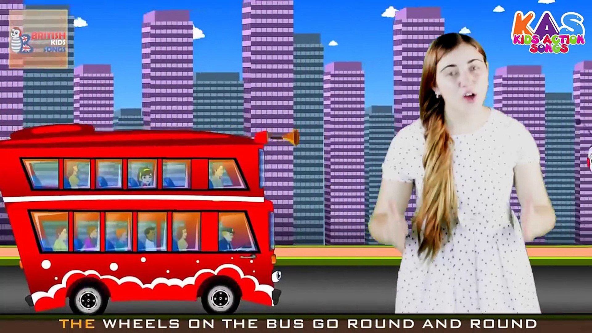 Wheels On The Bus Go Round And Round Songs For Kids Wheels On Bus Song