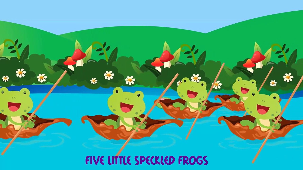 Five Little Speckled Frogs - 動画 Dailymotion