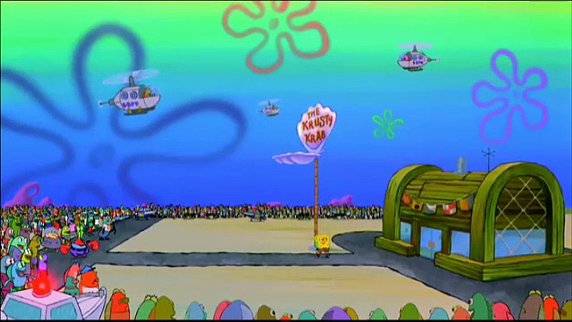 Spongebob Krusty Krab Cucina The Krusty Krab With Spongebob Patrick