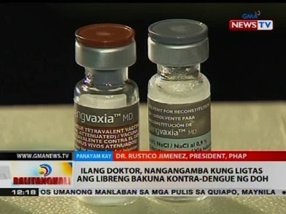 BT: Ilang doktor, nangangamba kung ligtas ang libreng bakuna kontra-dengue ng DOH - video ...