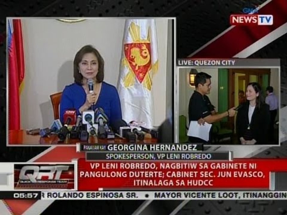 QRT: Panayam kay Georgina Hernandez, spokesperson, VP Leni Robredo ...