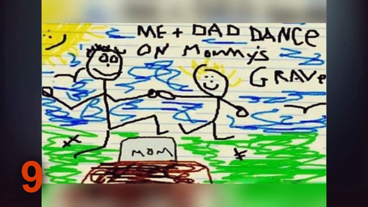 20 Most Messed Up Children's Drawings | Mr. Nightmare - Dailymotion Video