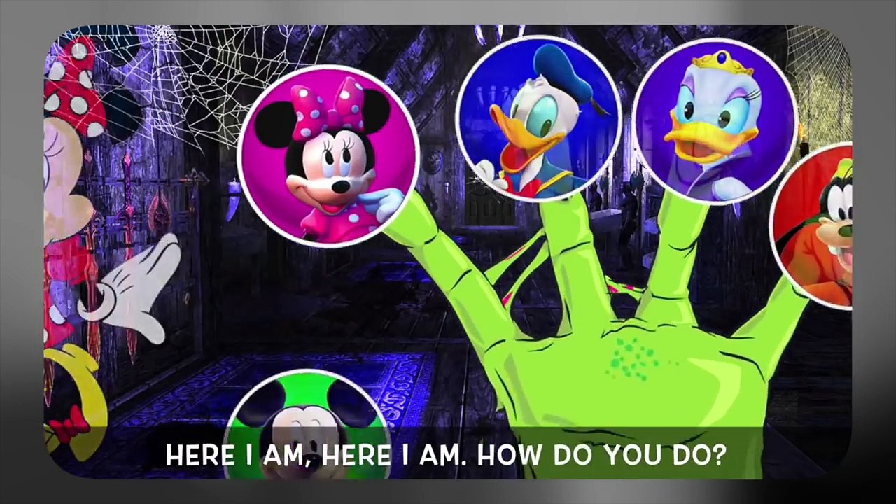 Mickey Mouse And Friends Scary Halloween Stories Finger Family Songs