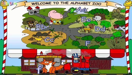 Zoo Animals Alphabet Learning, ABC Train, Funny Game for Babies and ...