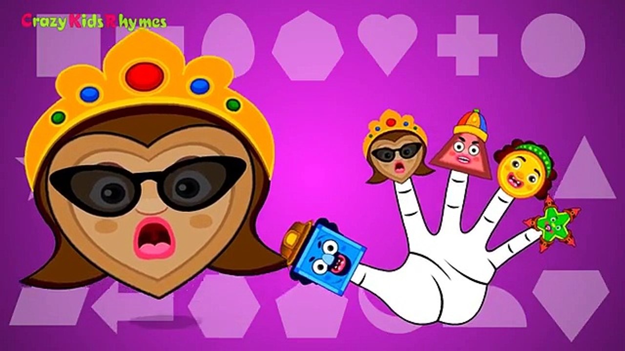 Finger Family (Shapes Finger Family) Nursery Rhyme - Kids Animation ...