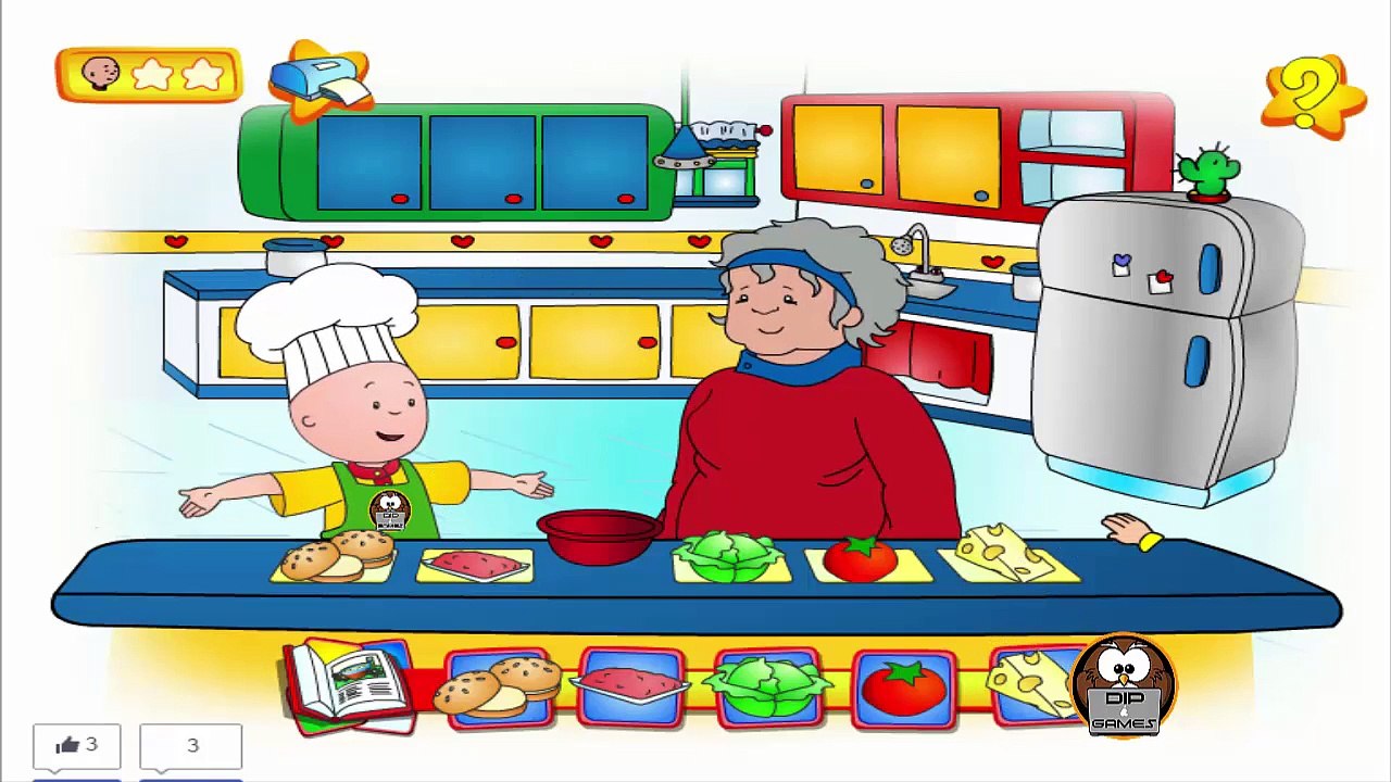 Cooking With Calliou ! Caillou Needs Your Help! (HD GAMEPLAY) - Vidéo ...