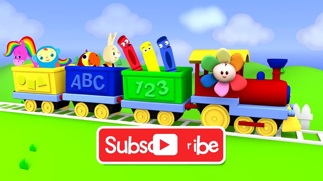 Five Little Crayons _ 3D Rhymes for Kids _ Color Crew Babies Five ...