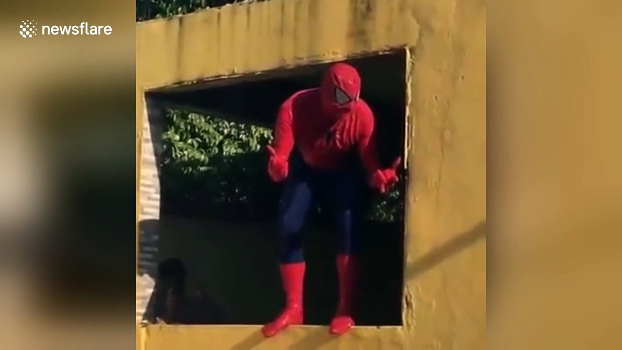 Hilarious 'Spider-Man' fail - video Dailymotion