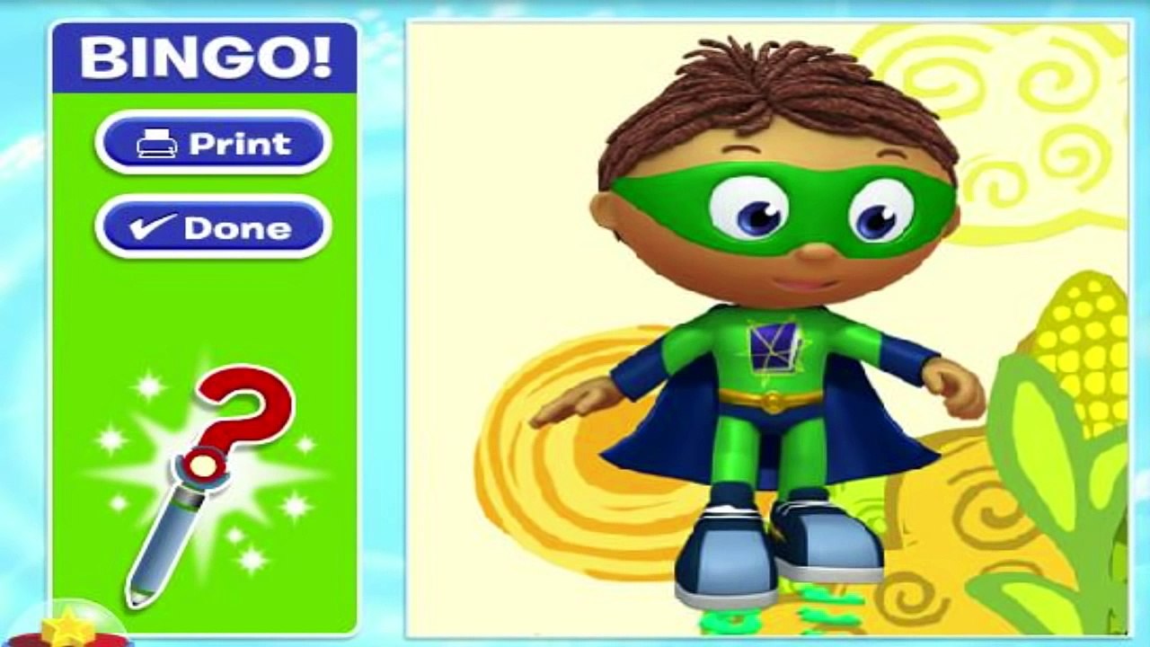 Super Why - Reading Power Bingo! - Super Why Games - PBS Kids - 動画 ...