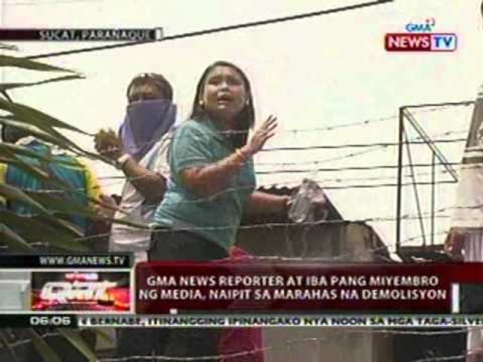 QRT: GMA News reporter at iba pang media, naipit sa marahas na ...