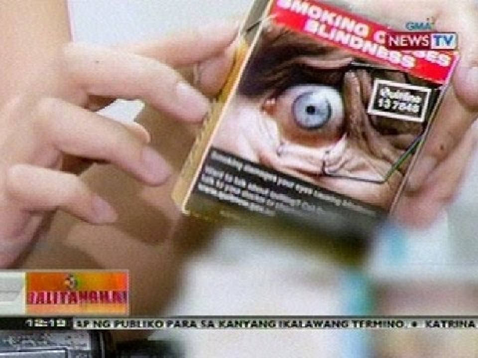 BT: Paglalagay ng graphic warning sa mga pakete ng sigarilyo, epektibo ...