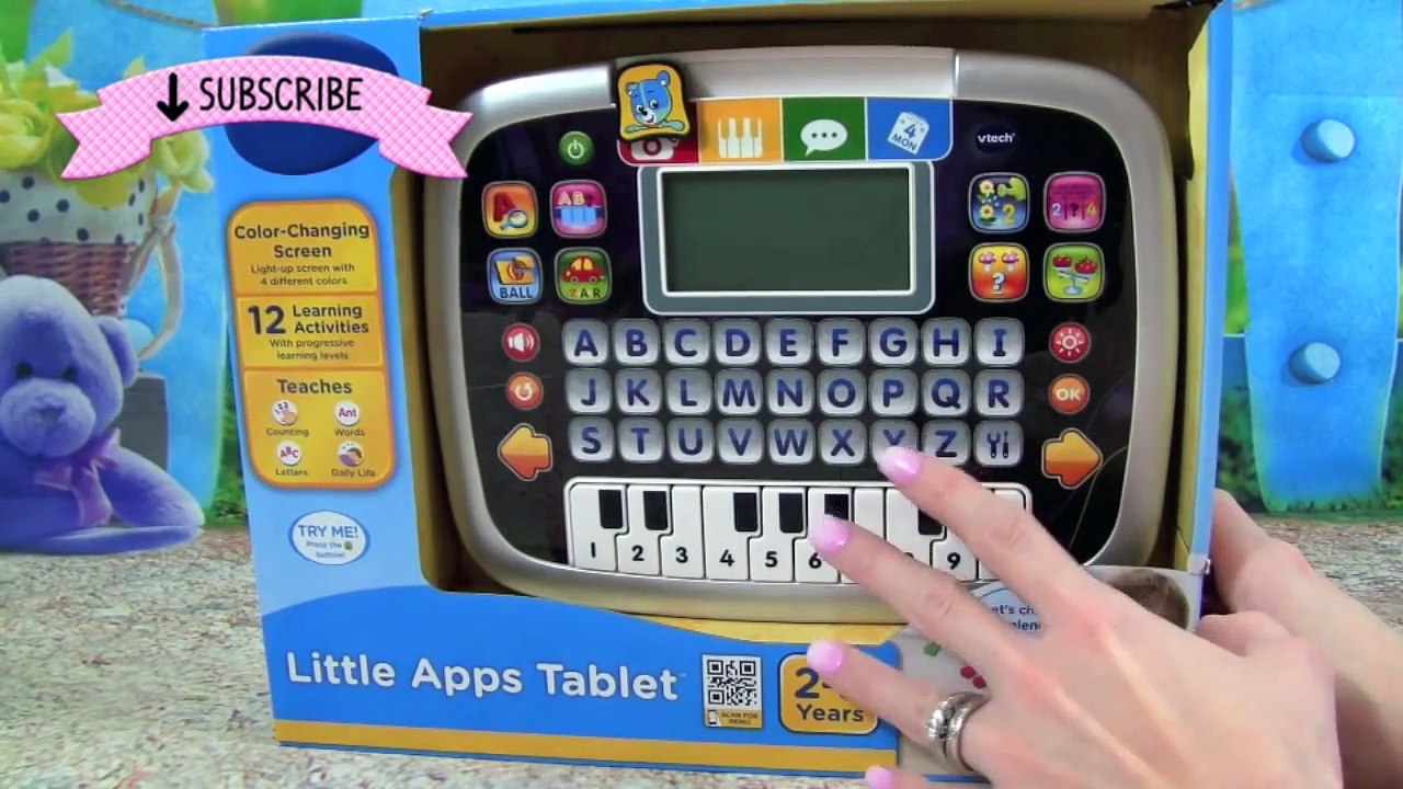 Learn ABC Alphabet With VTech Little Apps Tablet! ABC Video Toy Review ...