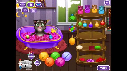 Talking Tom Cat Takes a Bath - My Talking Tom Cat Game Movie - My ...