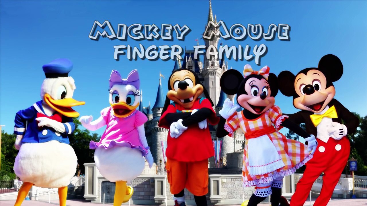 Mickey Mouse Finger Family Nursery Rhymes Lyrics – Видео Dailymotion