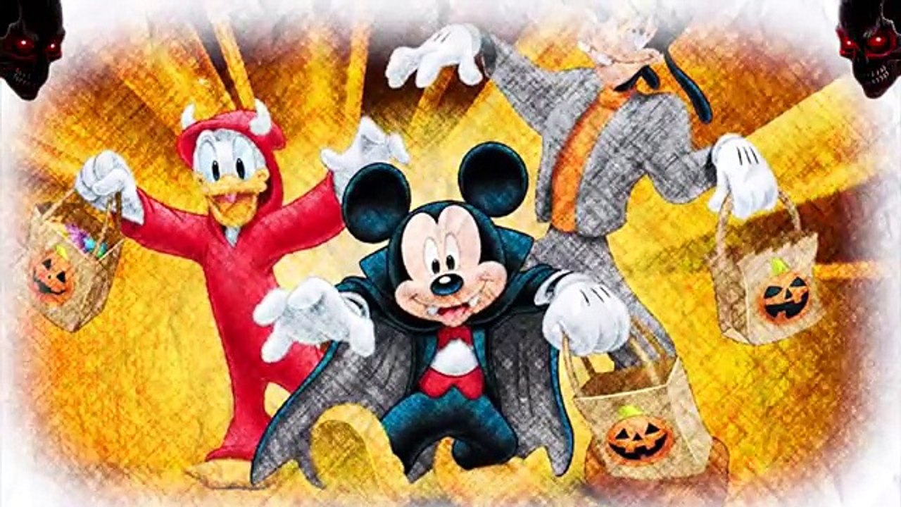 Spooky Mickey Mouse Clubhouse Drawing Book Finger Family Song ...