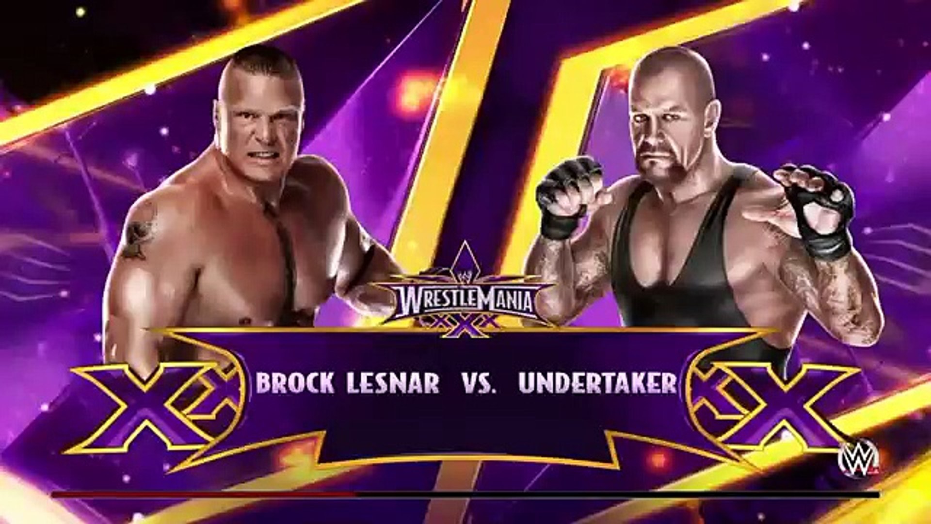 The Undertaker Vs Brock Lesnar Wrestlemania 30 Wallpaper