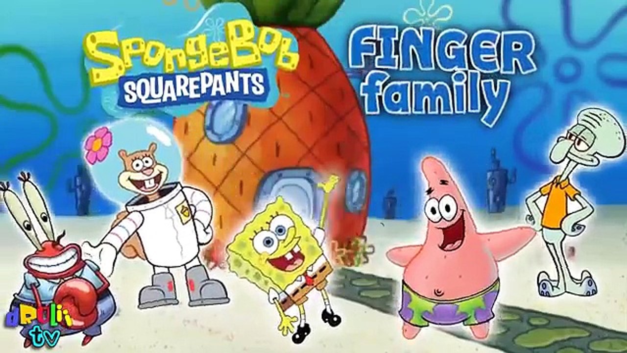 SpongeBob SquarePants Finger Family Song | Nursery Rhymes COLLECTION ...