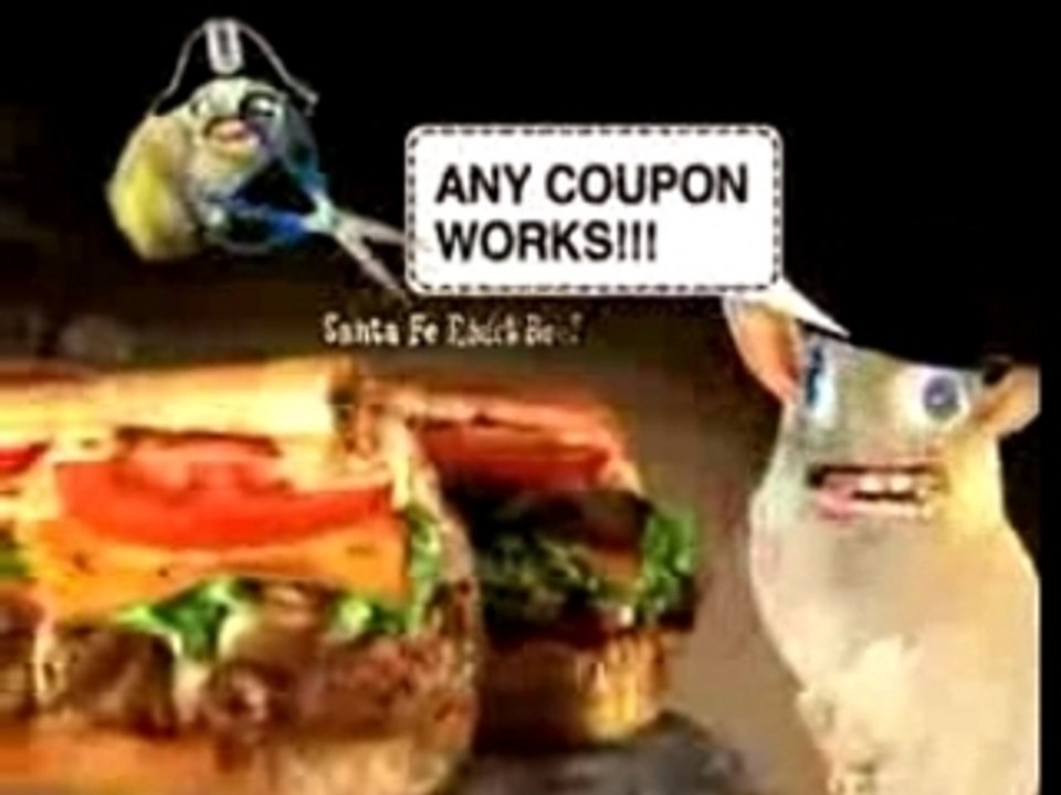 Quizno's Sponge Monkeys: Coupons - video Dailymotion