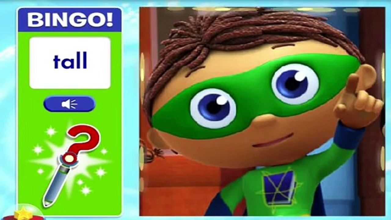 Super Why - Reading Power Bingo! - Super Why Games - PBS Kids - video ...