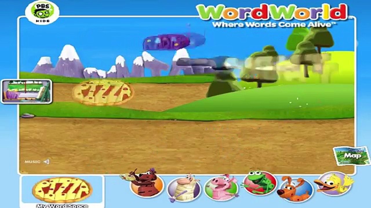 WordWorld - Bears Skateboard Park - WordWorld Games - PBS Kids - video ...