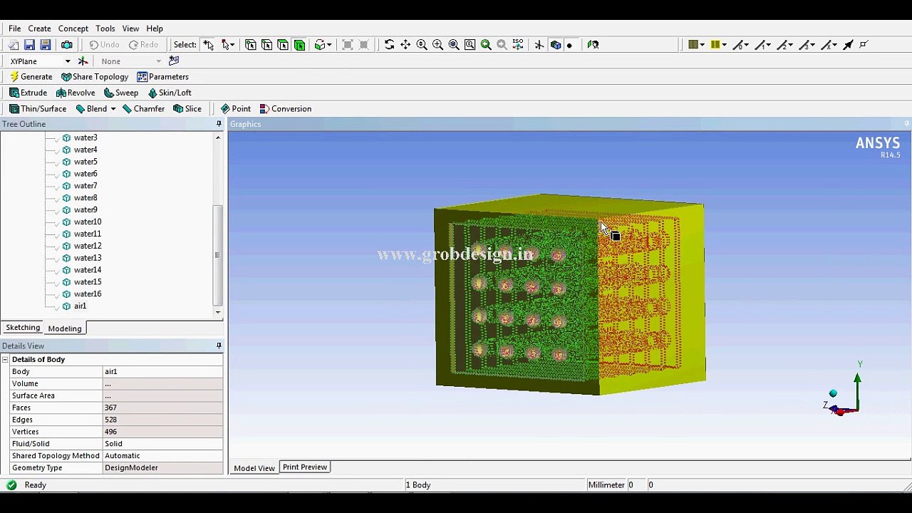 Flat Plate Fins and Tube type Heat Exchanger_ CFD Simulation using ...