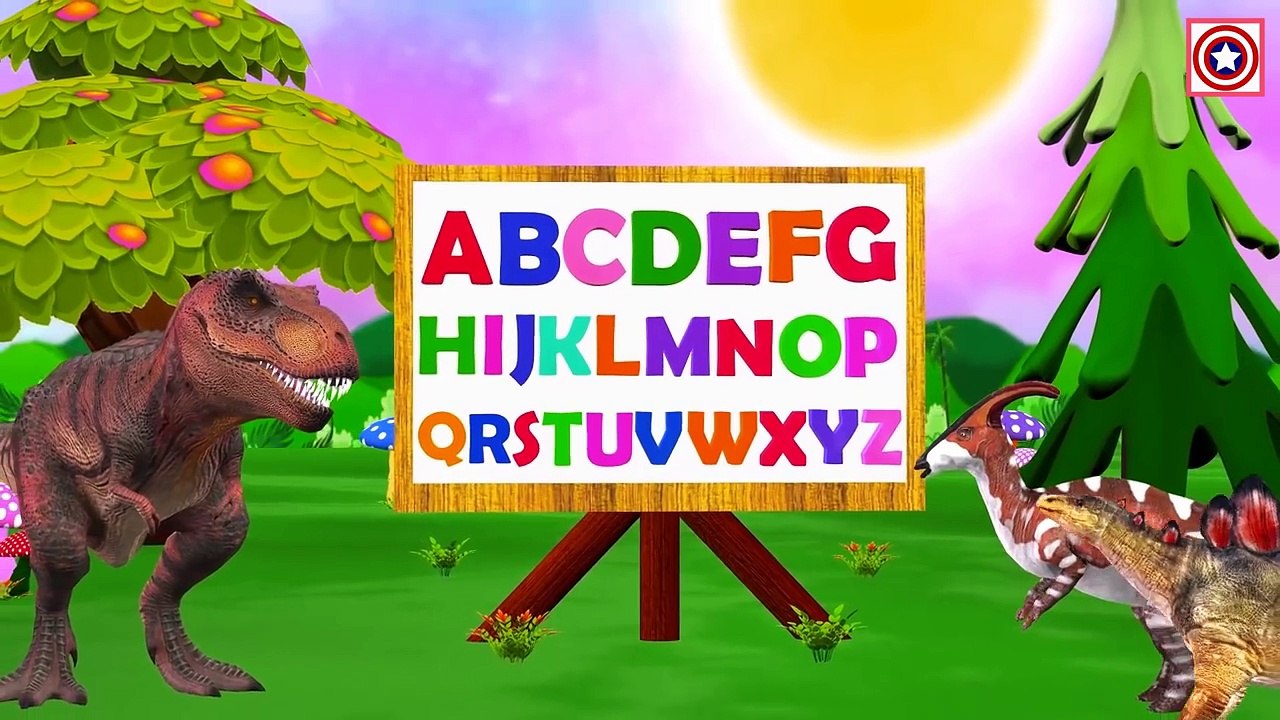 Dinosaur Alphabet Song - Kids learn the ABCs with T-Rex - video Dailymotion