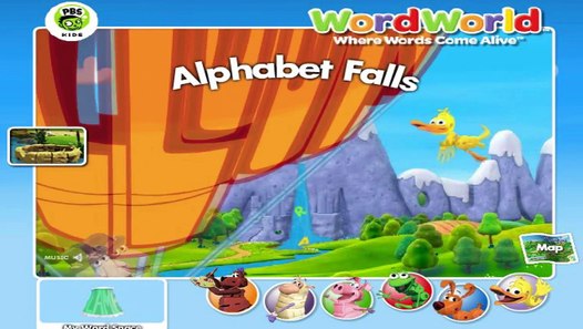 Word World Game Video - Alphabet Fall Episode - PBS Kids Games – Видео ...
