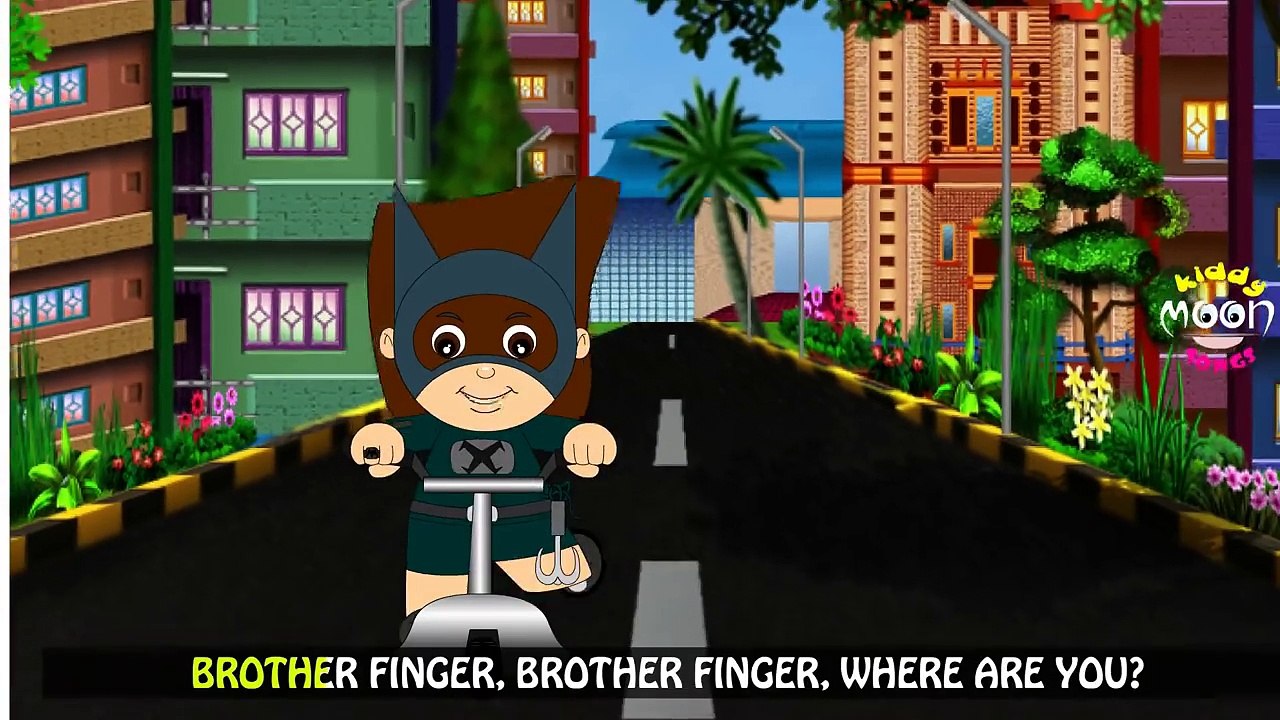 Finger Family Rhymes |Funny Bat Woman| Nursery Rhymes For Children in ...