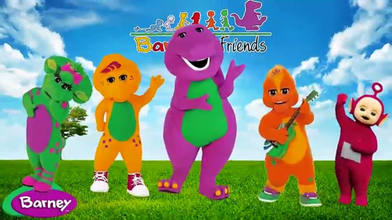 Barney & Friends Peppa Pig Mickey Mouse Finger Family Nursery Rhyme ...