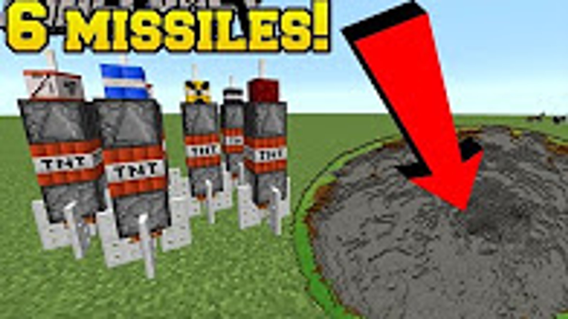Nuke Missile Minecraft Minecraft Mod Makes The Game's Explosions More