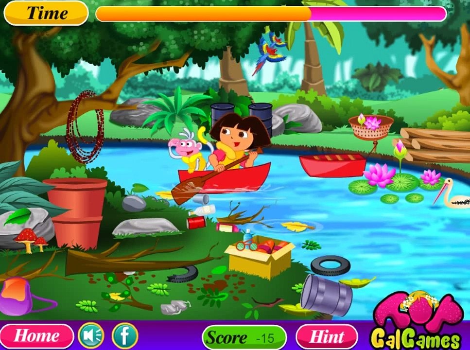 Dora River Cleaning - Best Baby Games For Kids – Видео Dailymotion