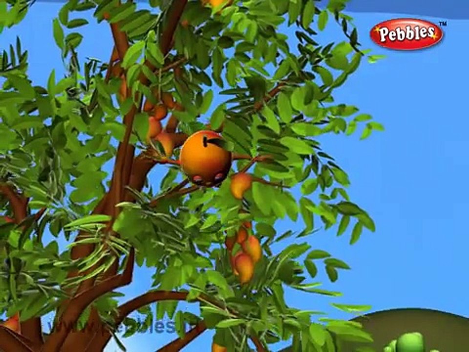 Fruta de Mango Rima para Niños, Mango de dibujos animados de Frutas de ...