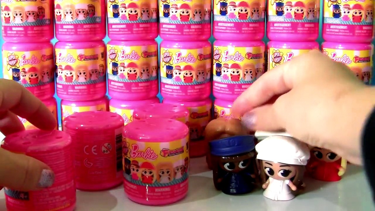 BARBIE FASHEMS FULL CASE NEW Collection of 35 Mashems Squishy Mini ...