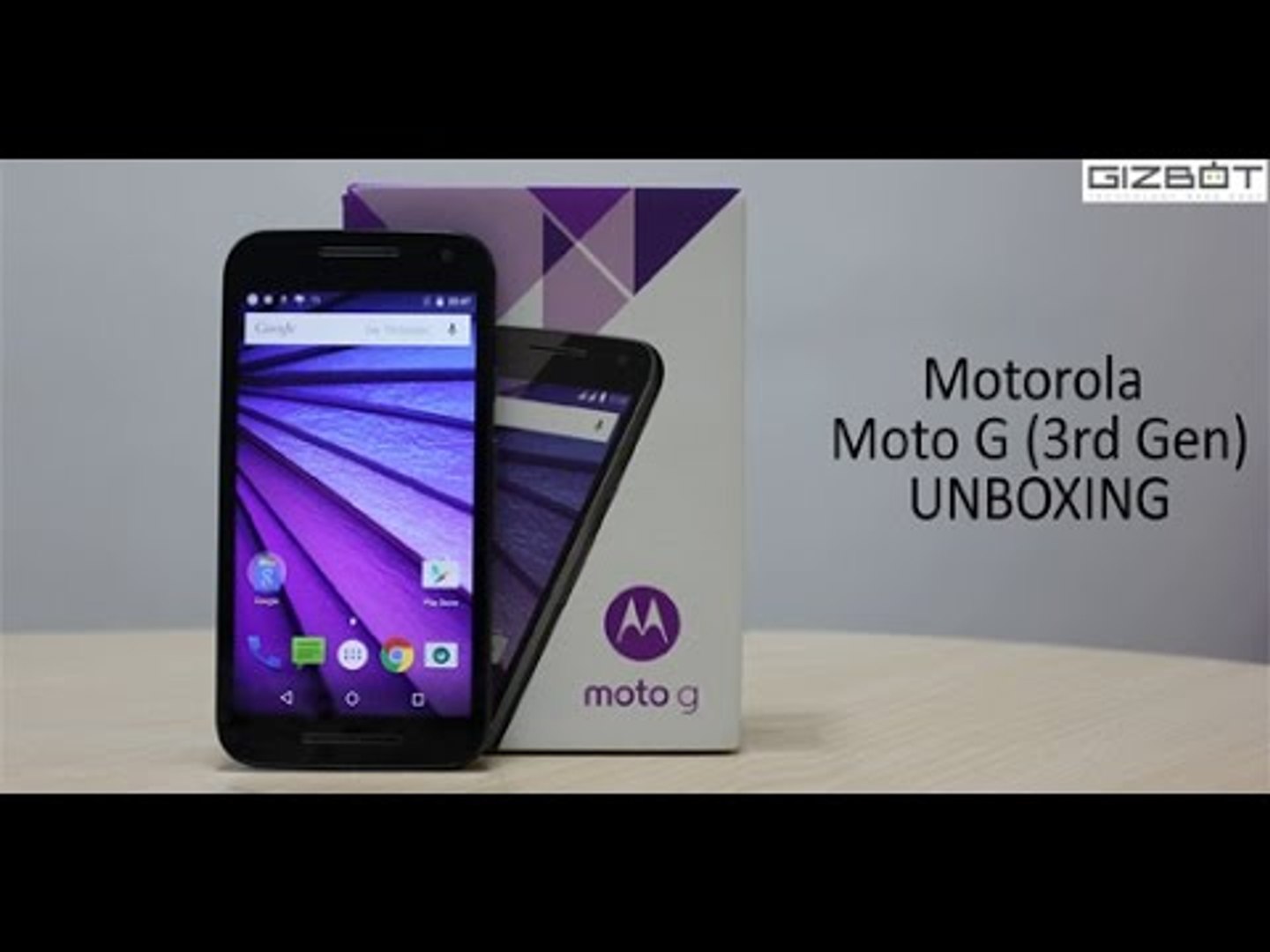 Motorola Moto G Unboxing