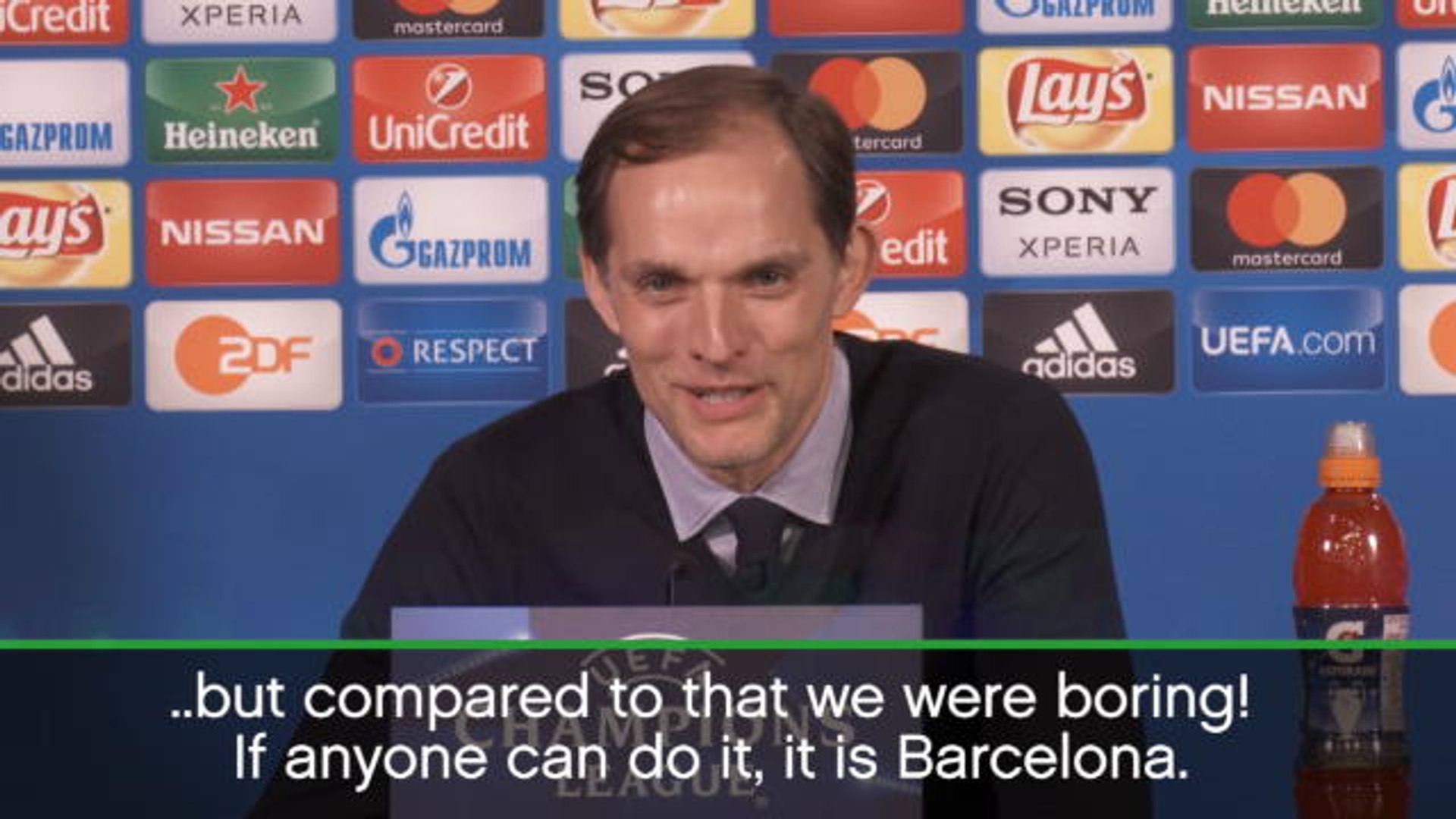 Barca make us look boring jokes Tuchel | beIN SPORTS